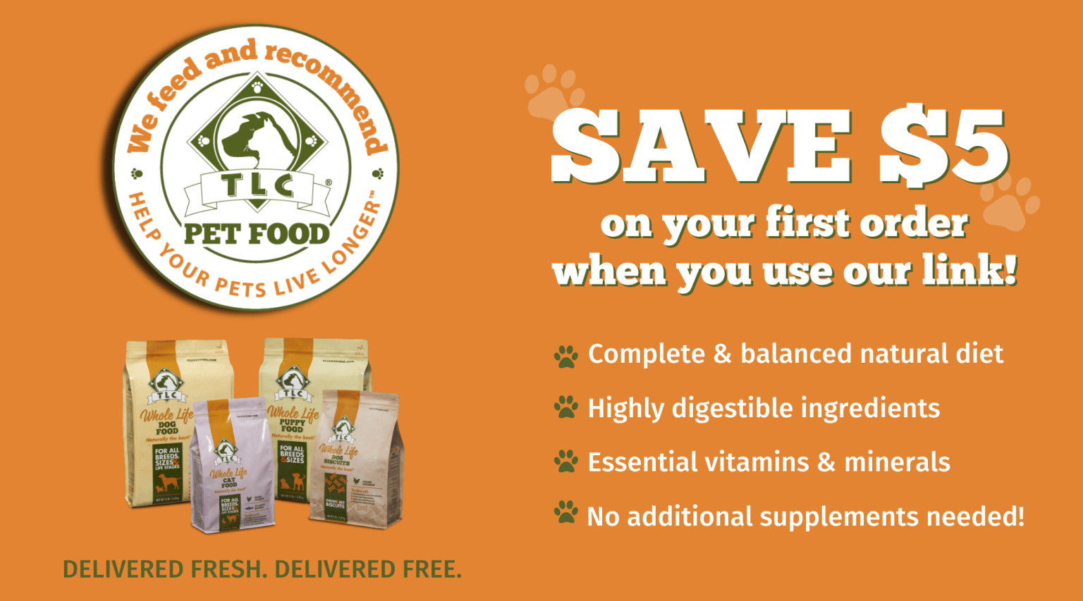 TLC PET FOOD – Whispering Willow Goldens